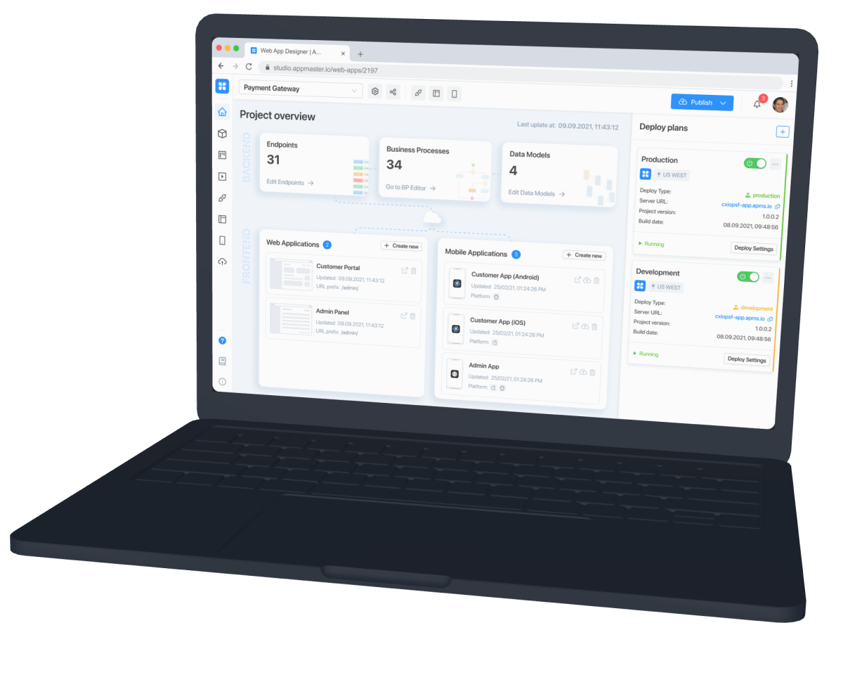 AppMaster - The no-code platform for building web & mobile apps